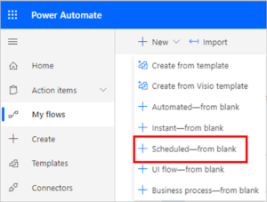 How To Schedule A Task With Power Automate - eSoftware Associates Inc