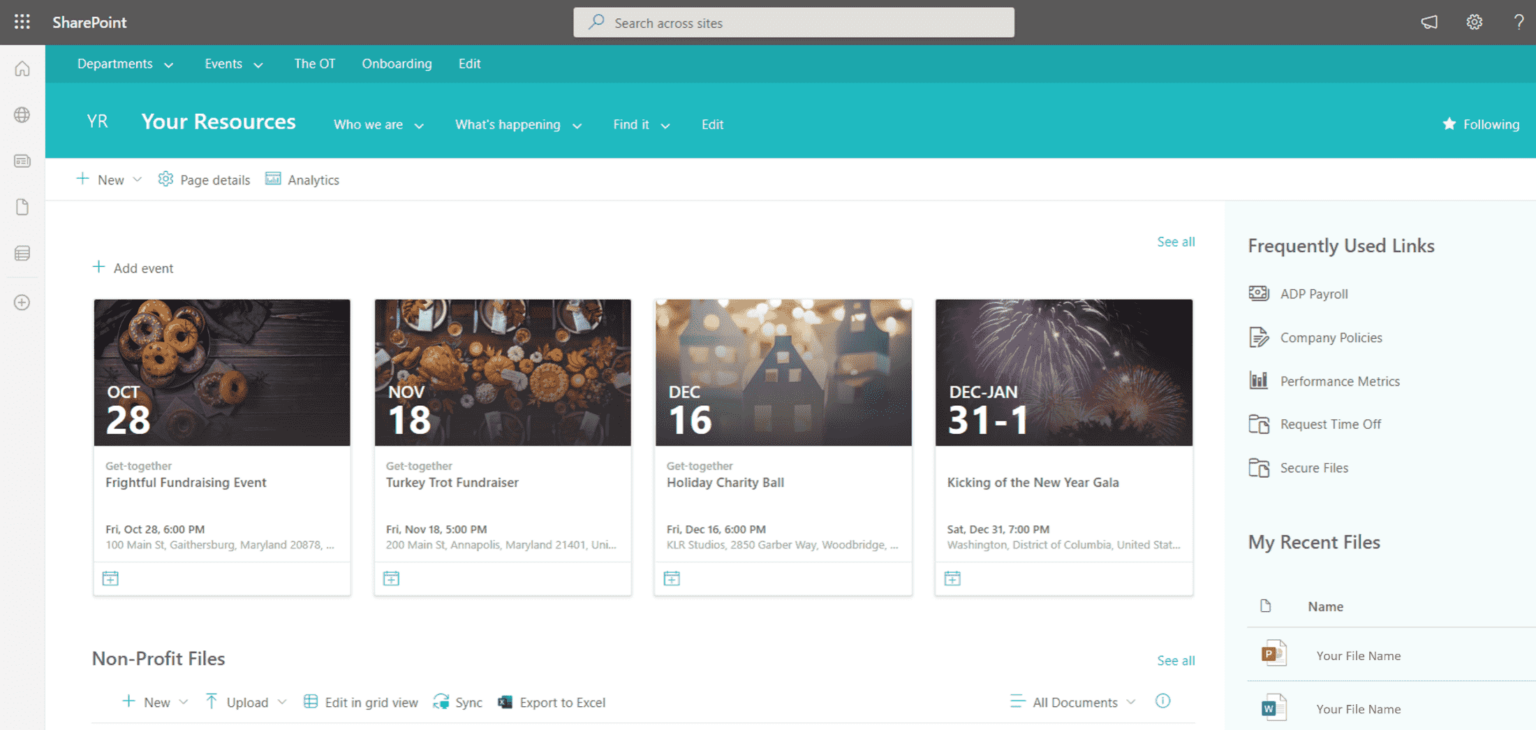 Examples of Power Apps, SharePoint Online and More - eSoftware ...